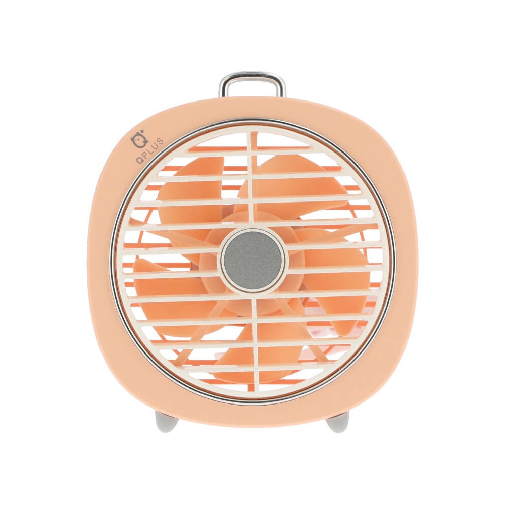 พัดลมตั้งโต๊ะ QPLUS Firefly Night Light Fan Pink