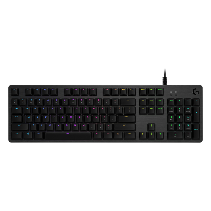 Logitech Gaming Keyboard G512 RGB Mechanical GX Red Linear Black