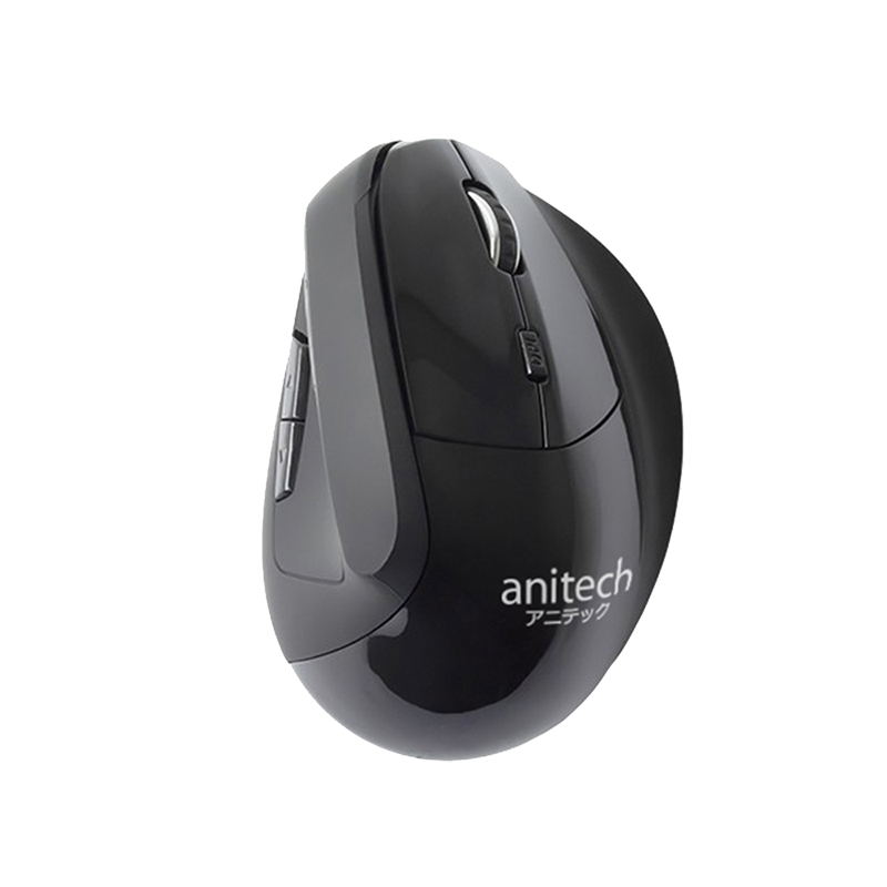 Anitech Wireless Vertical Mouse W225 Black