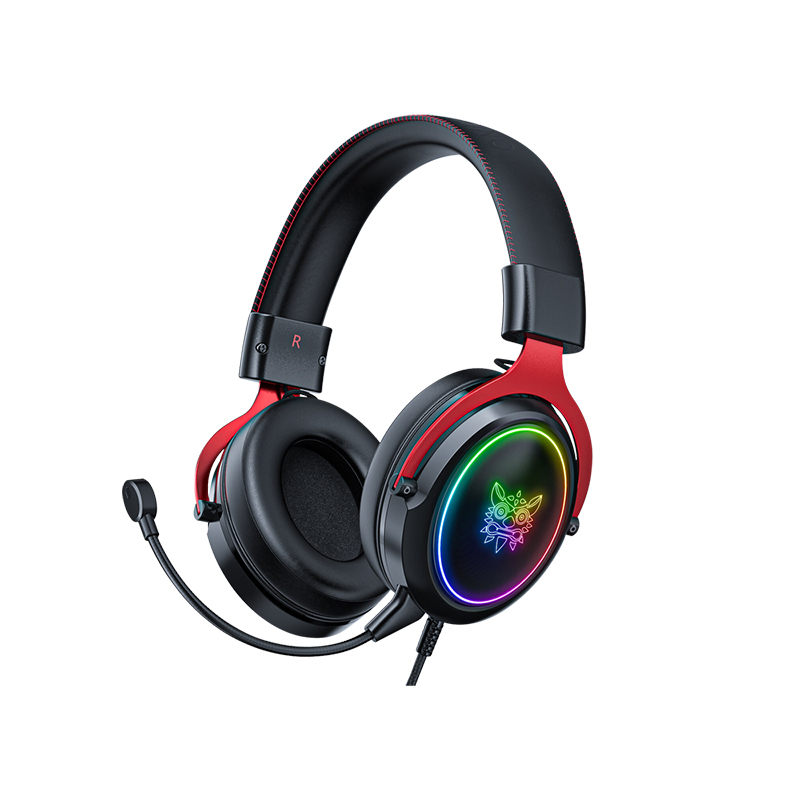 Onikuma Gaming Headset X10 RGB Black/Red