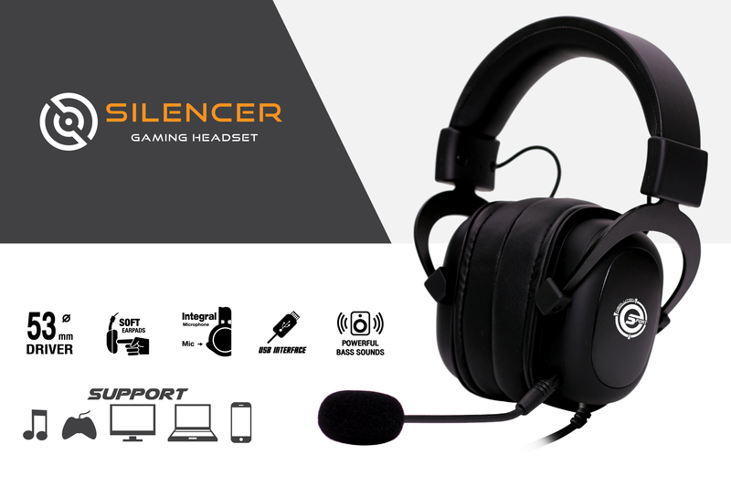 Neolution Gaming Headset Silencer 7.1 Black