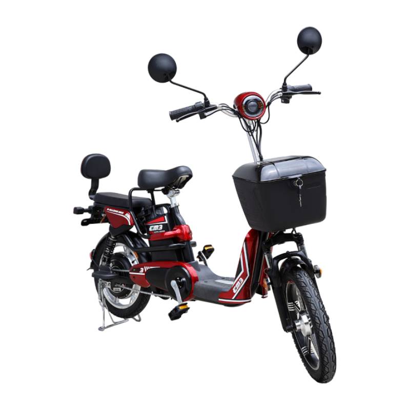 จักรยานไฟฟ้า EM E-Bike Lithium EM3 16inch Red Steel