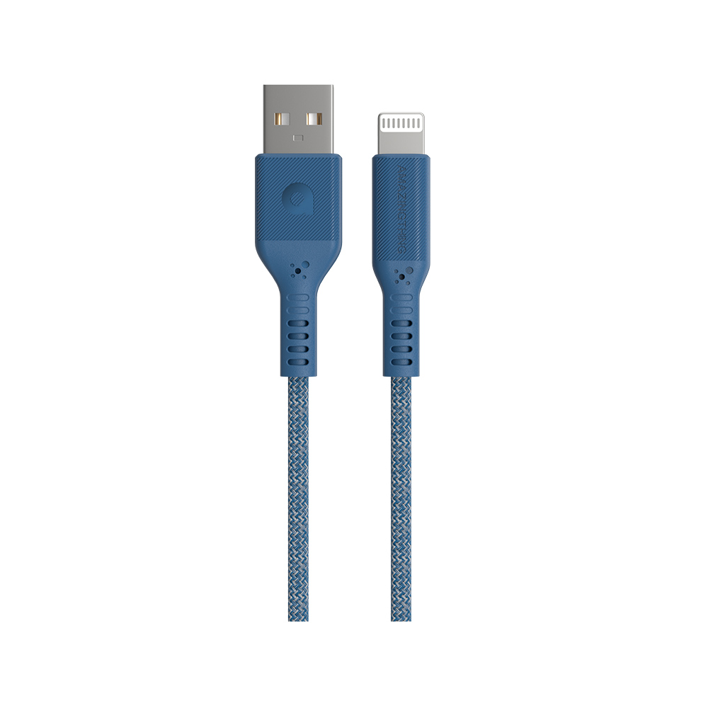 AMAZINGthing Lightning Cable Anti Microbial Astro Pro Titan 1.2M. Blue