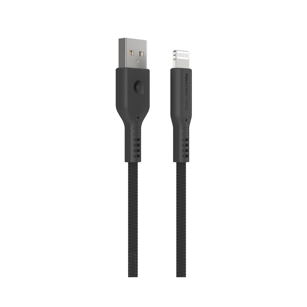 AMAZINGthing Lightning Cable Anti Microbial Speed Pro Zeus 1.1M. Black