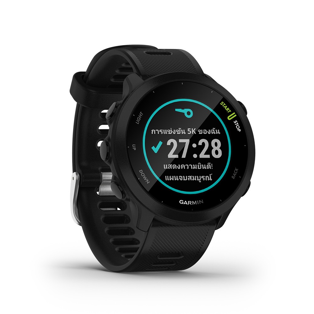 นาฬิกาสมาร์ทวอทช์ Garmin Smartwatch 010-02562-50 Forerunner 55 Black