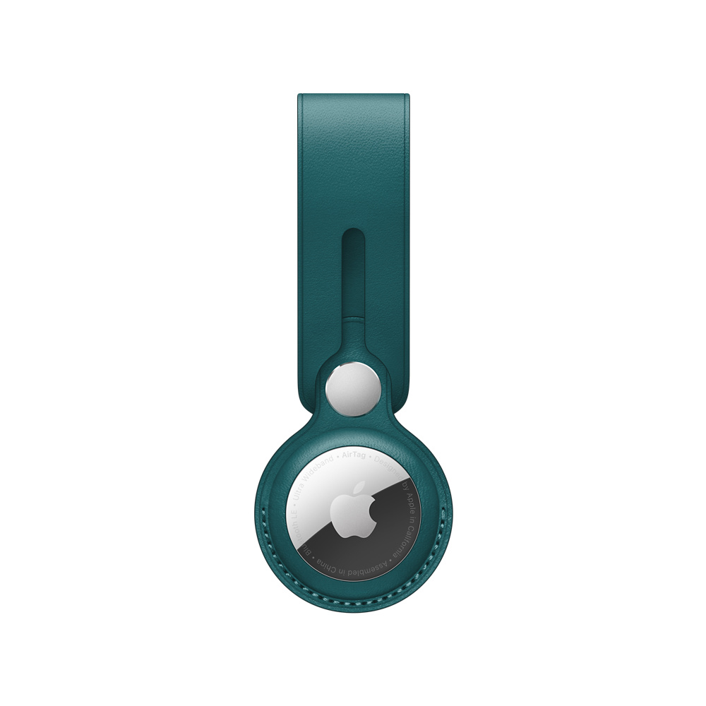 ห่วงคล้องแบบหนัง Apple AirTag Leather Loop - Forest Green