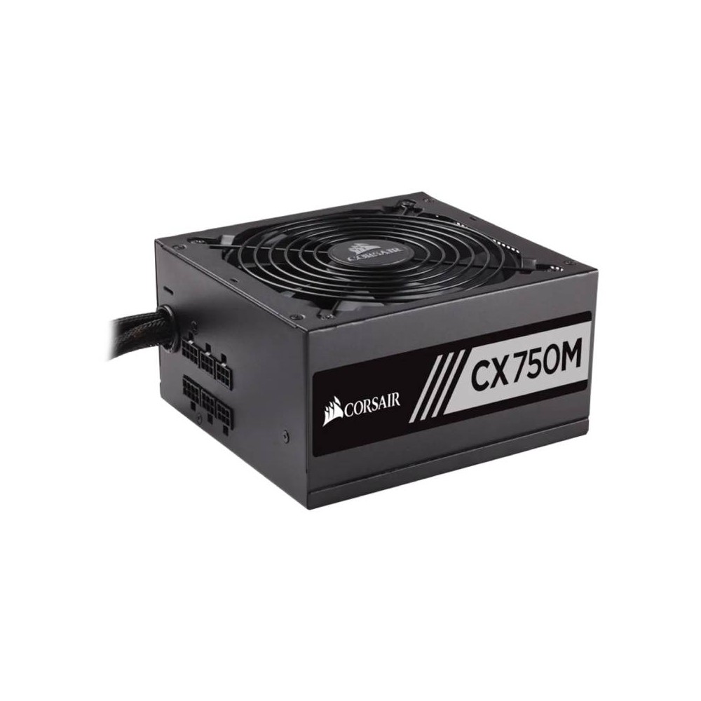 อุปกรณ์จ่ายไฟ Corsair Power Supply CX750M 750Watt 80+ BRONZE