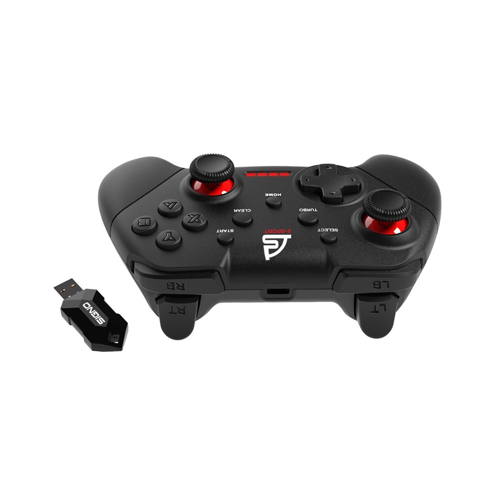 จอยสติ๊ก Signo Gaming Controller Wireless Modelos WC-691 Black