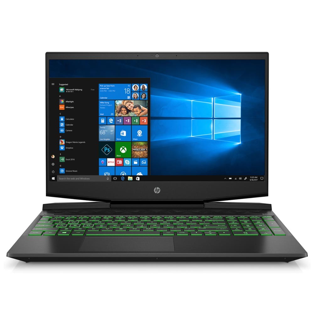 โน๊ตบุ๊คเกมมิ่ง - HP Notebook Pavilion 15-dk1145TX Green