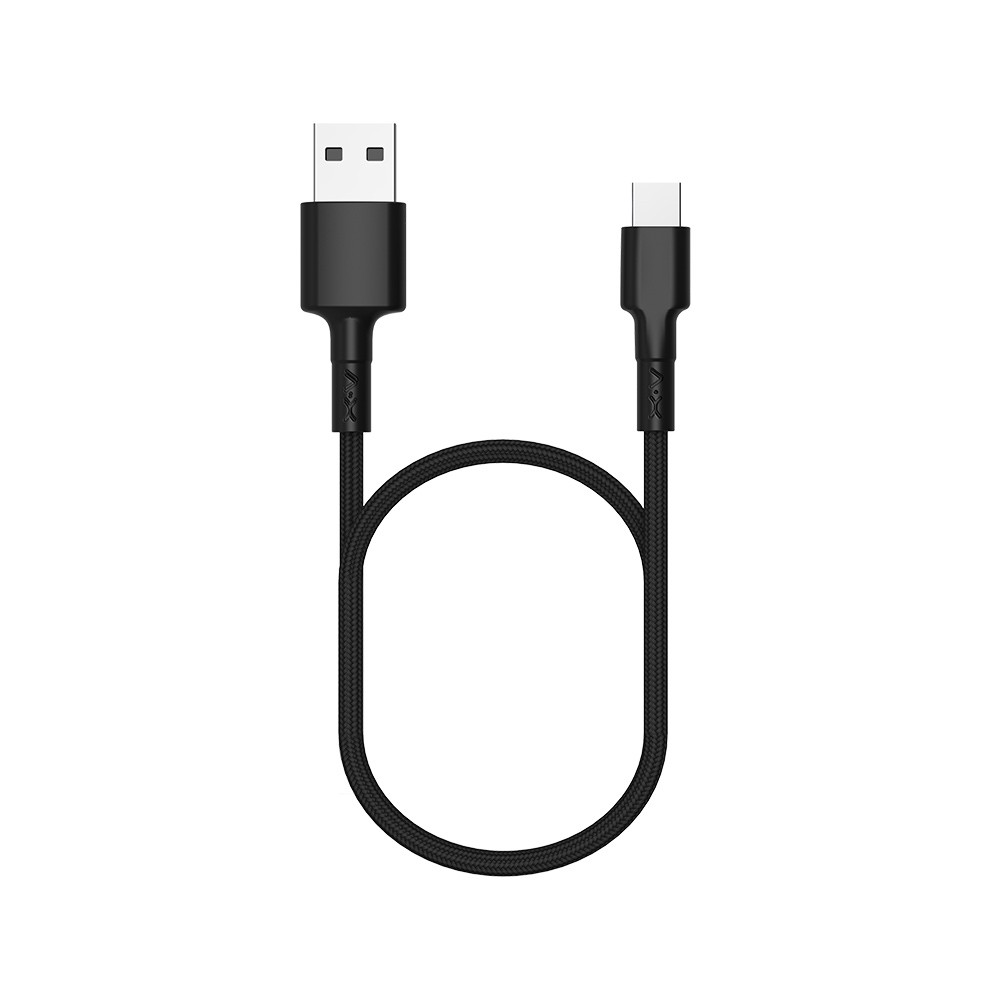 สายชาร์จ Alpha USB-A to USB-C Cable 1M. AT-20 Black