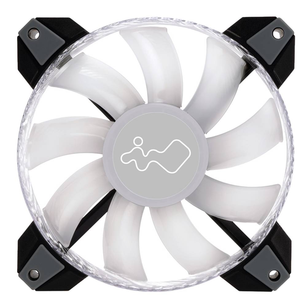 พัดลมระบายความร้อนเคส InWin Fan Saturn ASN120 Triple Pack with ARGB ...
