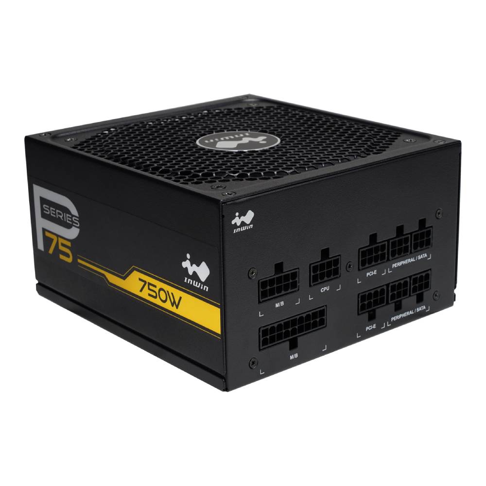 อุปกรณ์จ่ายไฟ InWin Power Supply P75 750Watt - 5 Year