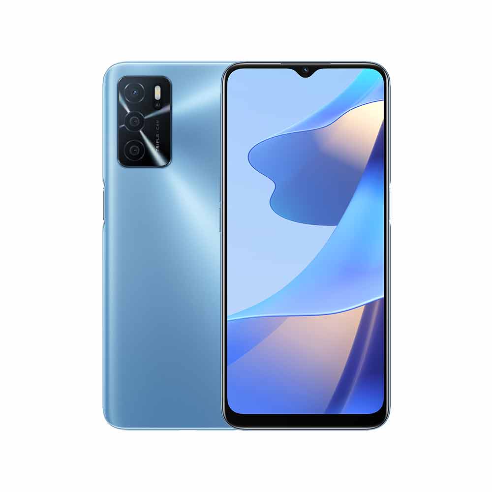 สมาร์ทโฟน OPPO A16 (4+64) Pearl Blue ถ่ายภาพสวยไม่มีพลาด