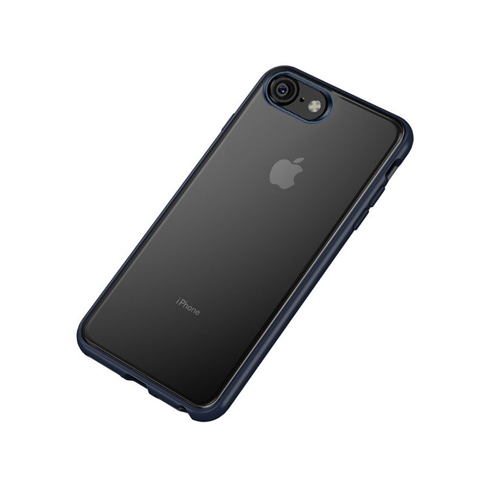 เคส iPhone SE 2020 Blue Box Rubber Clear - Navy