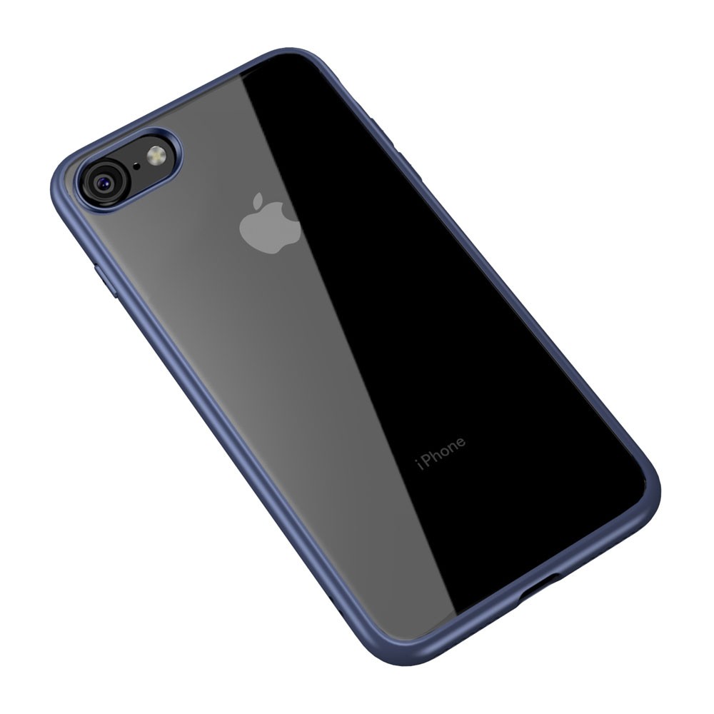 เคส iPhone SE 2020 Blue Box Rubber Clear - Navy