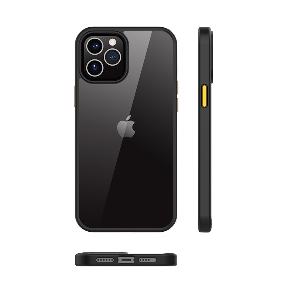 Blue Box Casing for iPhone 12 Mini (5.4) Bumper Case Clear with Black ...