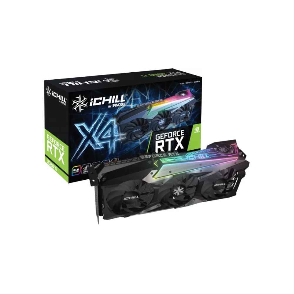 กราฟฟิคการ์ด INNO3D VGA GeForce RTX 3080Ti ICHILL X4 12GB GDDR6X 384-bit