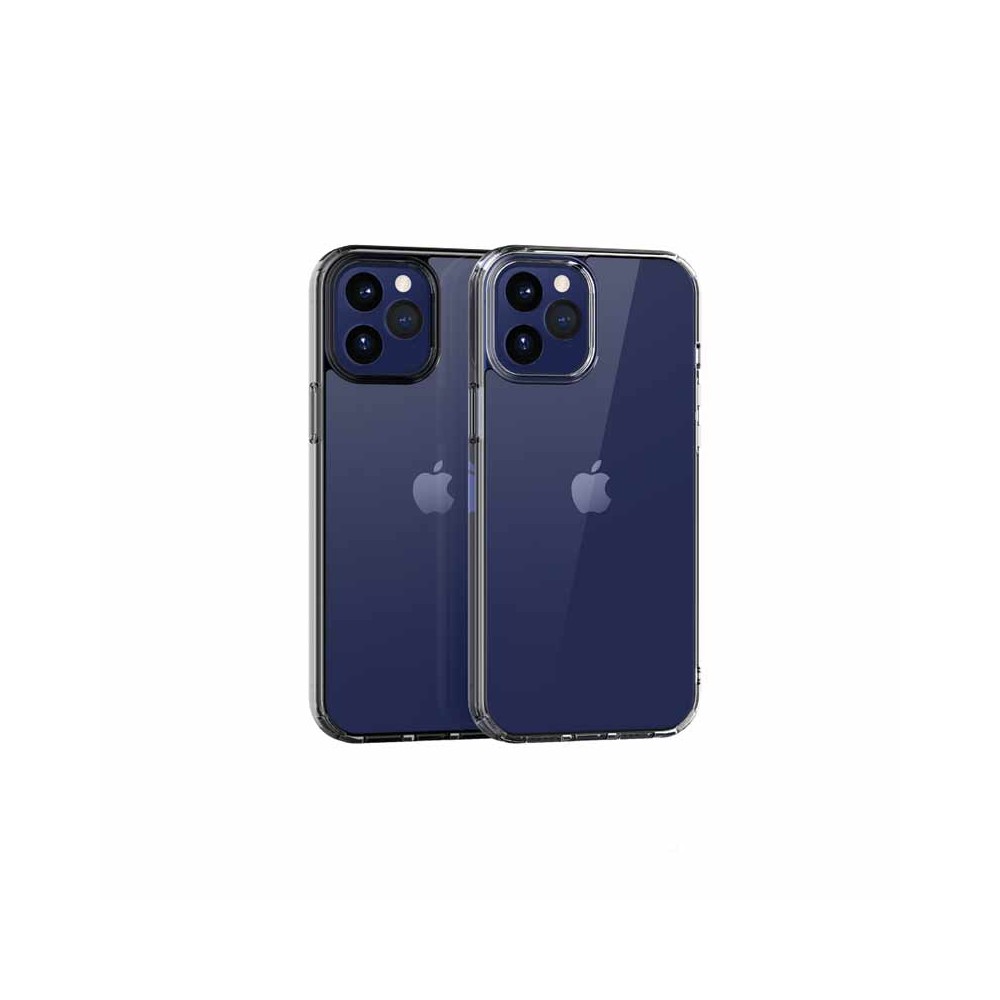 Blue Box Casing for iPhone 12 Pro Max (6.7) Crystal Case Clear Black