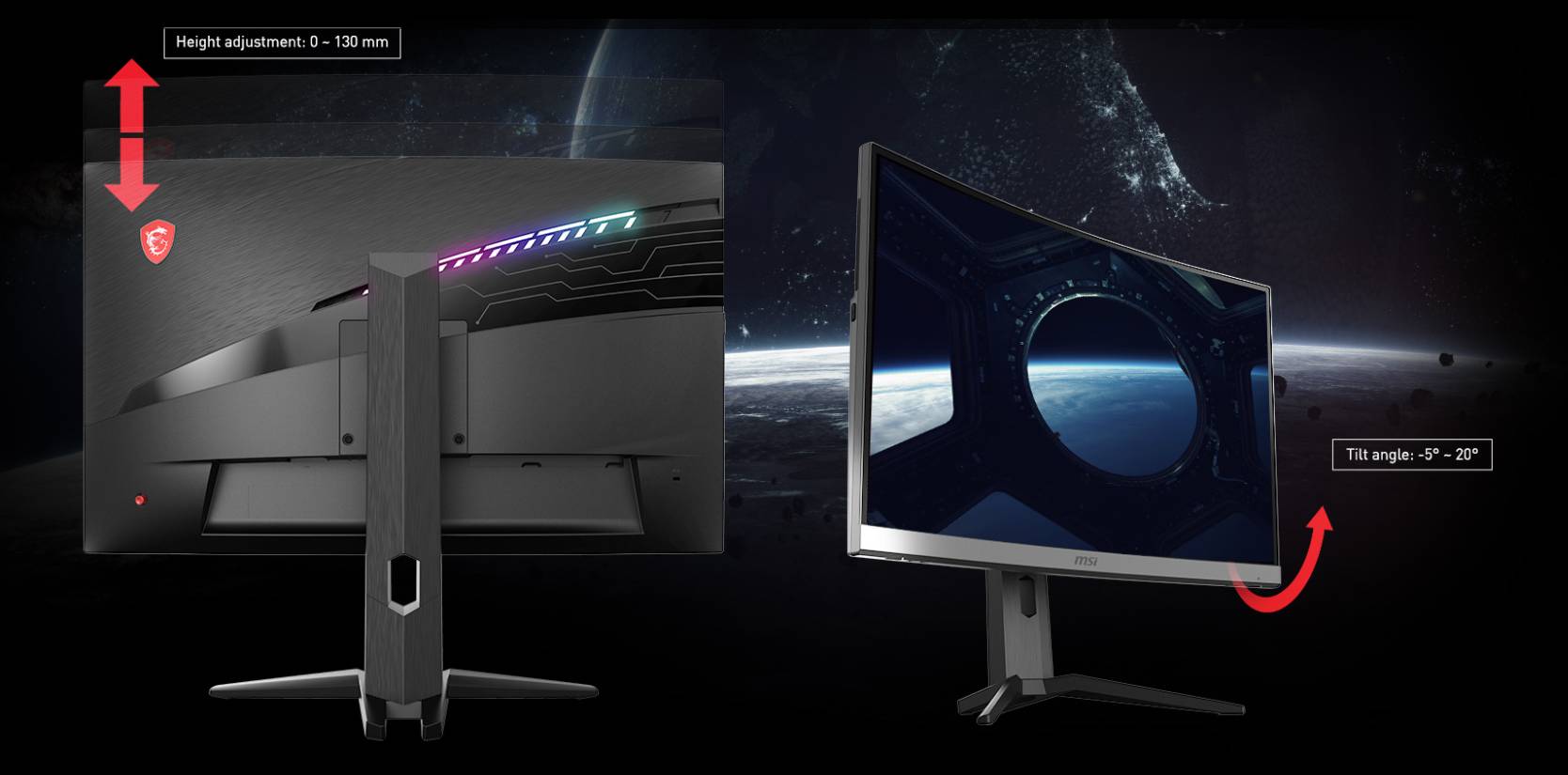 จอมอนิเตอร์โค้ง MSI MONITOR OPTIX MAG272CQR (VA 165Hz CURVED)