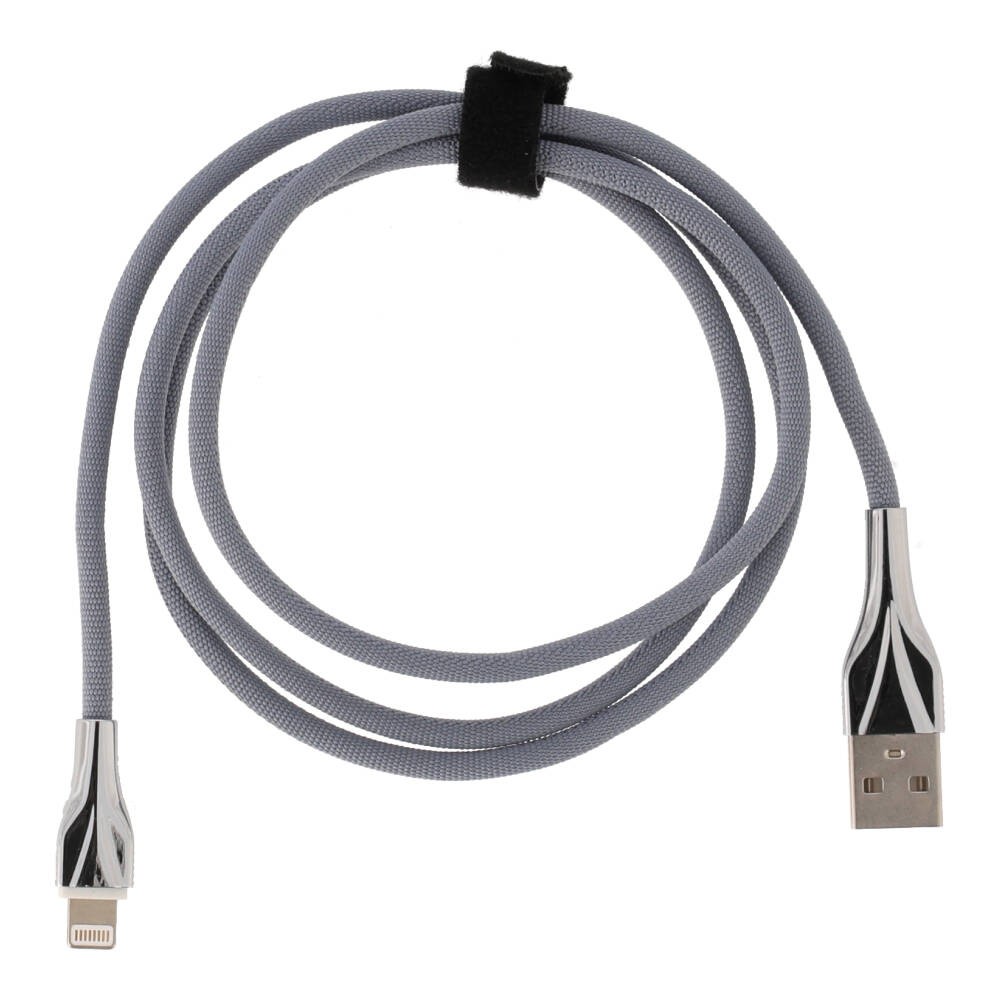 สายชาร์จไอโฟน Blue Box Lightning Cable Copper+Knitting wire 1M. 3A Blue