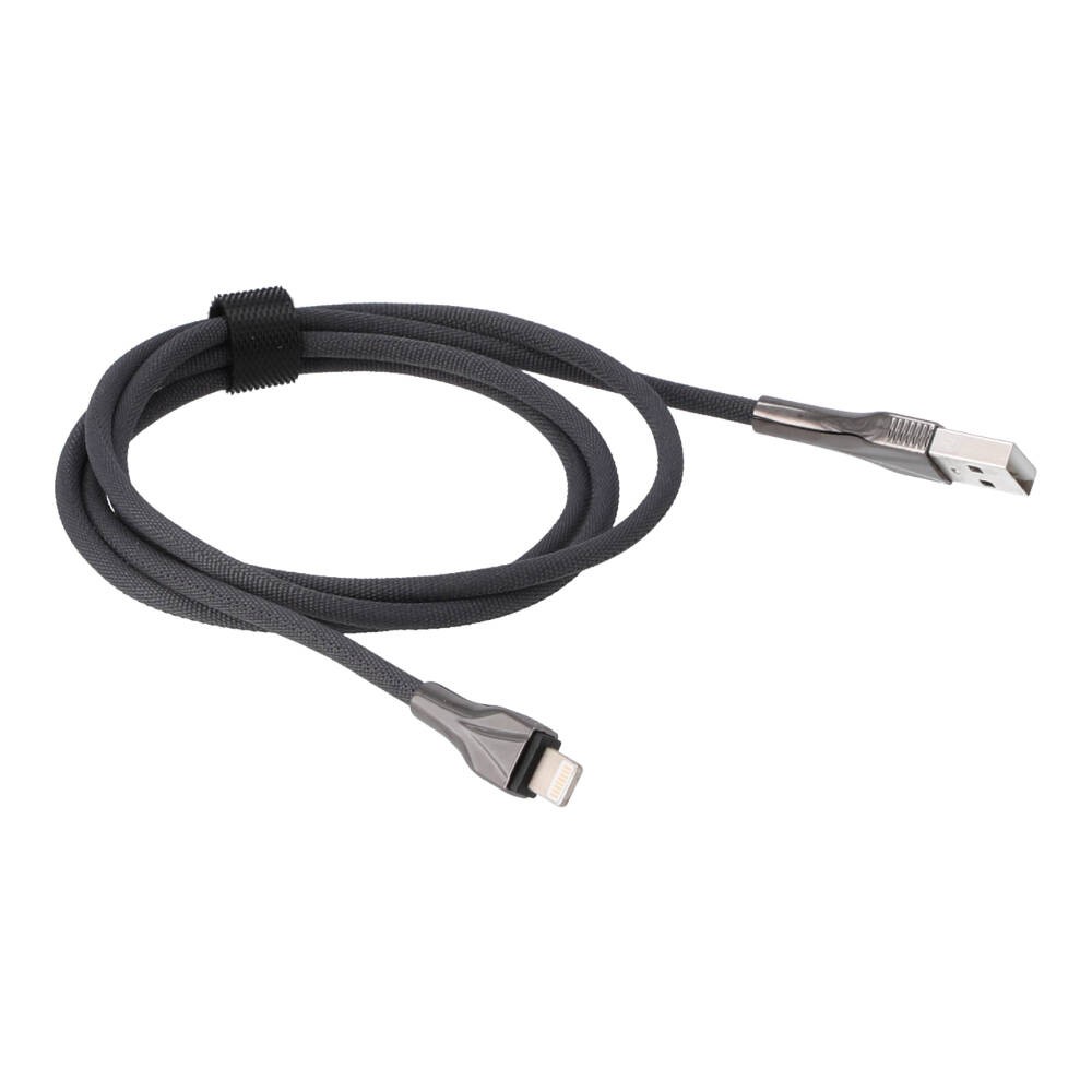 สายชาร์จไอโฟน Blue Box Lightning Cable Copper+Knitting wire 1M. 3A Dark ...