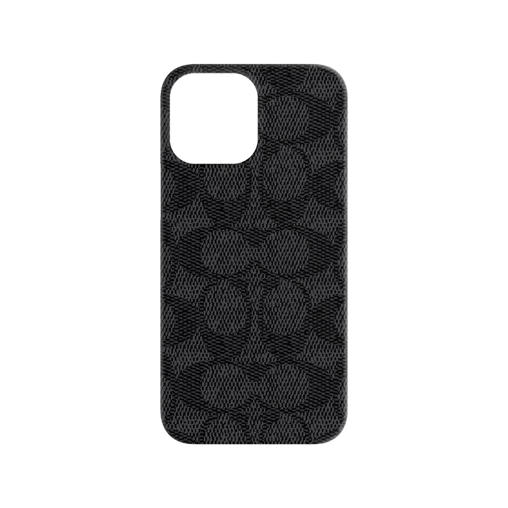 Coach Casing for iPhone 13Pro Max (6.7) Slim Wrap Signature C Black