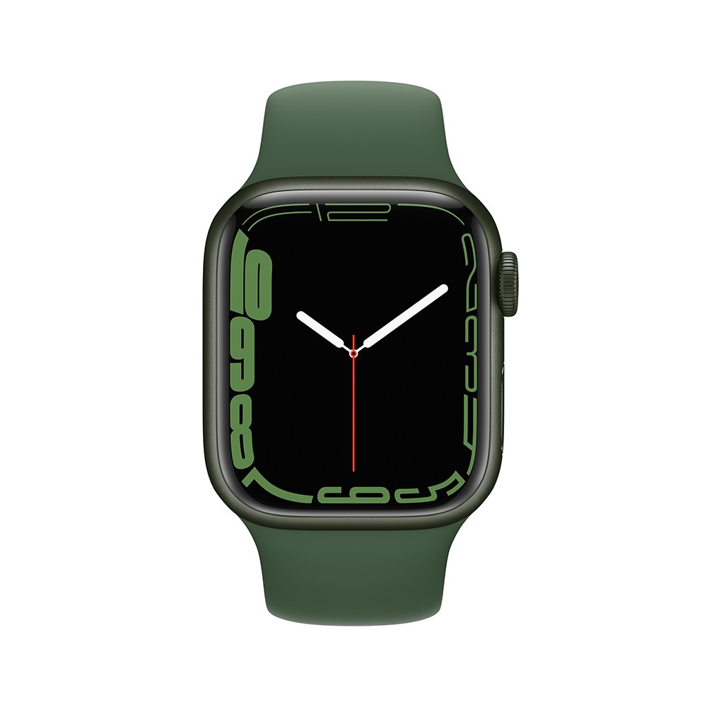 แอปเปิ้ลวอช 7 เปิดตัว Apple Watch Series 7 GPS 41mm Green Aluminium Case with Clover Sport Band ...