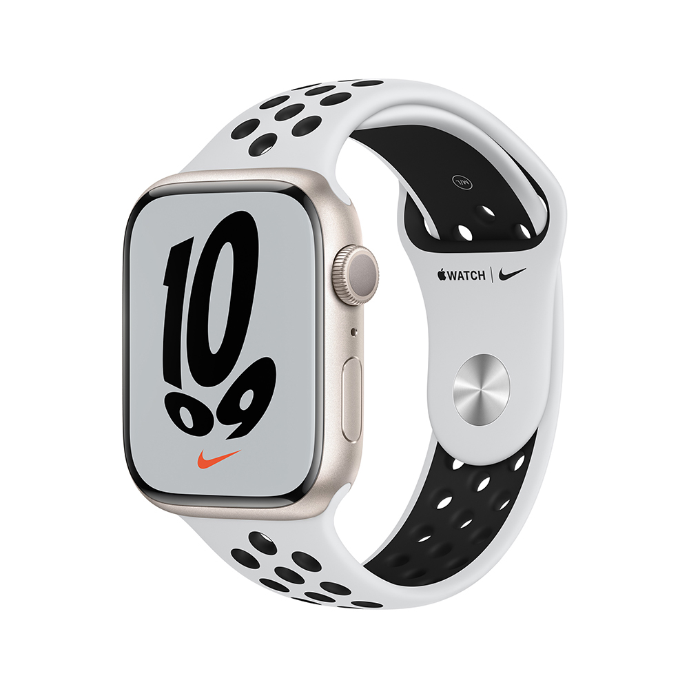 แอปเปิ้ลวอช 7 เปิดตัว Apple Watch Nike Series 7 GPS 45mm Starlight ...