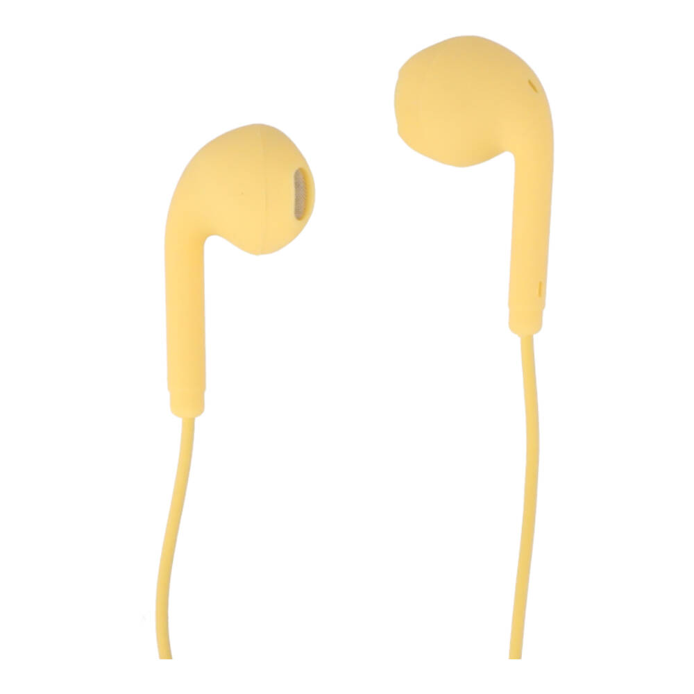 หูฟังมีสาย QPLUS Colorful Wired Headphone 3.5mm Yellow