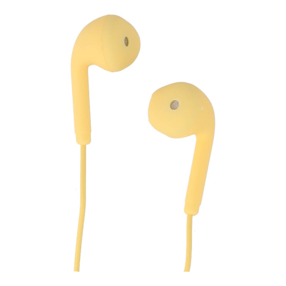 หูฟังมีสาย QPLUS Colorful Wired Headphone 3.5mm Yellow