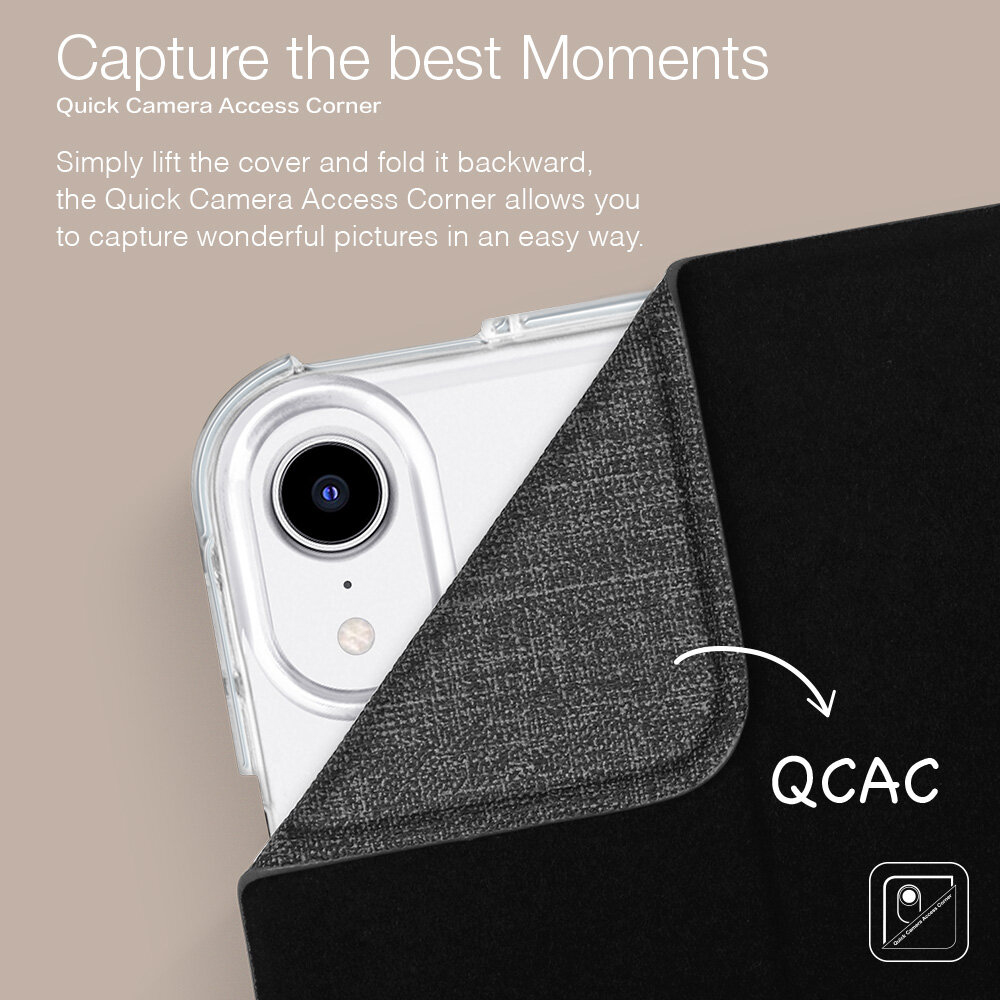 เคสไอแพด JTLEGEND Casing for iPad Mini 6 (2021) Amos QCAC Folio Case ...