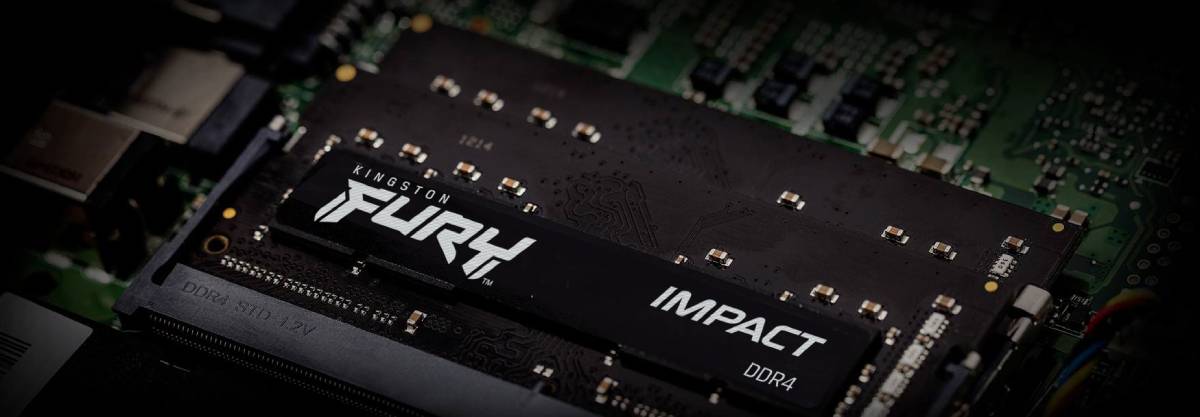 แรมโน้ตบุ๊ค Kingston Ram Notebook DDR4 16GB/2666MHz CL15 (16GBx1) FURY Impact (Black)