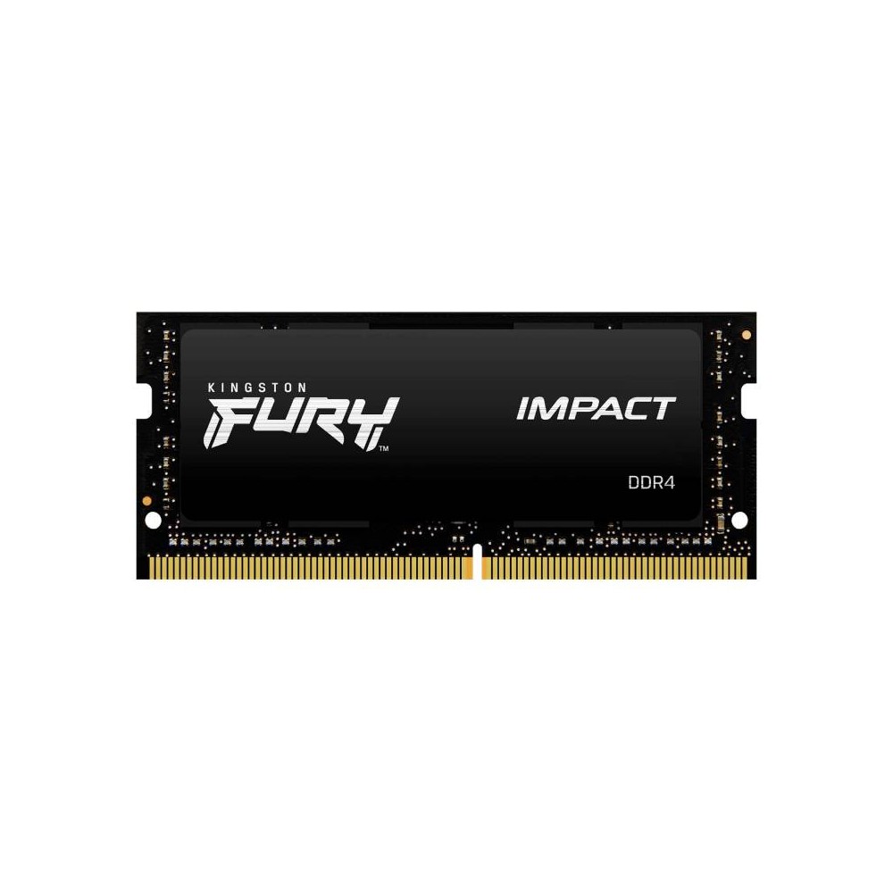 แรมโน้ตบุ๊ค Kingston Ram Notebook DDR4 16GB/2666MHz CL15 (16GBx1) FURY Impact (Black)