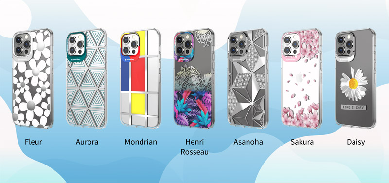 SwitchEasy Artist เคสใส ลายดอกไม้ Printing 3D visual effect สำหรับ ...