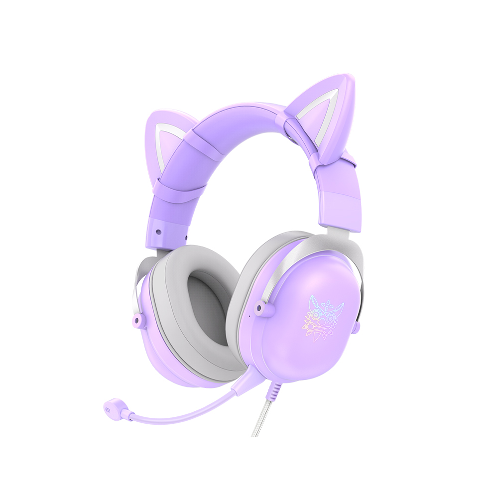 หูฟังเกมมิ่ง Onikuma Gaming Headset X11 RGB Limited Edition Purple