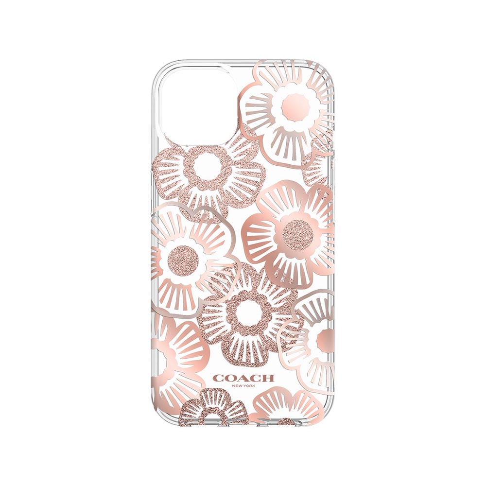 เคสไอโฟน Coach Casing for iPhone 13 (6.1) Tea Rose Blush/Blush/Metallic ...