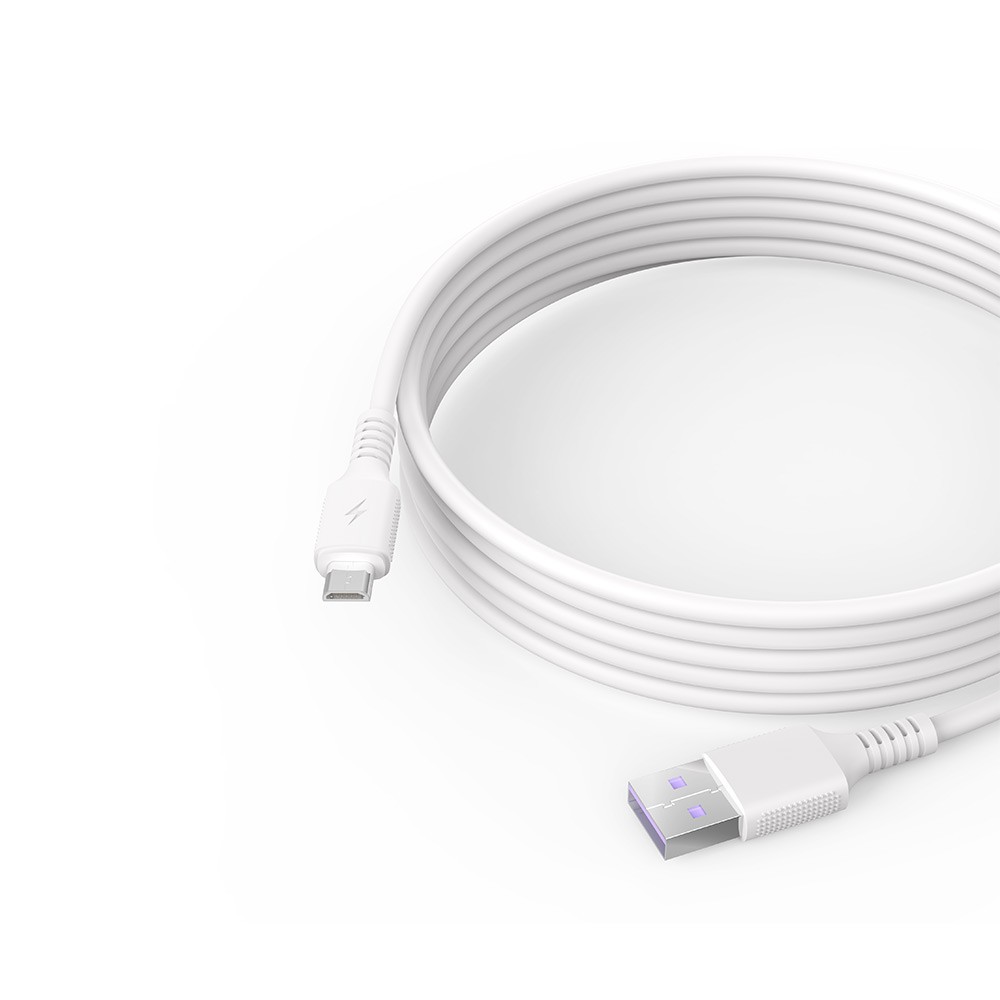 สายชาร์จ VEGER Micro USB DATA Cable 1M. White