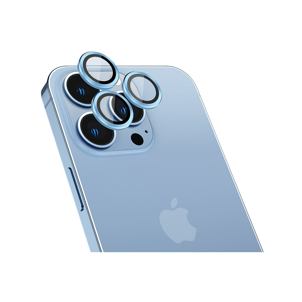 ฟิล์มกันเลนส์ AMAZINGthing Camera Lens iPhone 13 Pro/13 Pro Max Blue