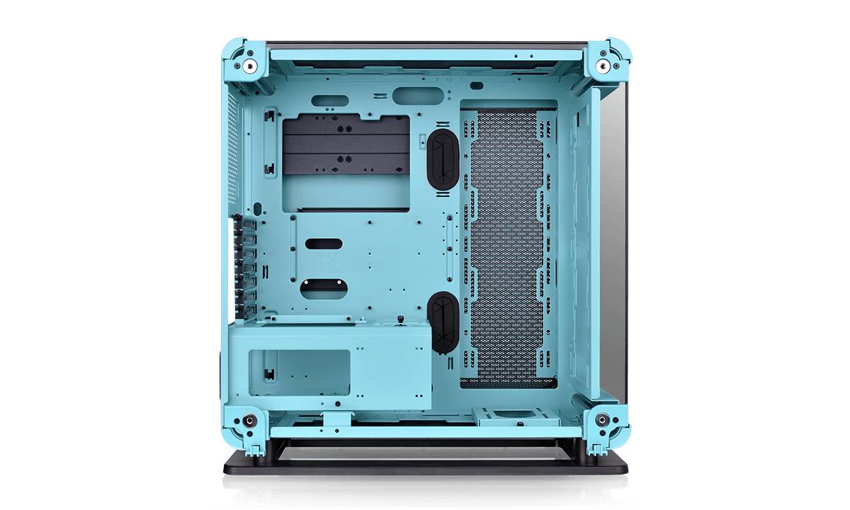 เคสคอมพิวเตอร์ Thermaltake Computer Case CORE P6 TG Turquoise Edition