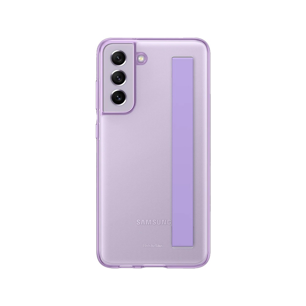 เคส Samsung Galaxy S21 FE Case Clear Strap Lavender