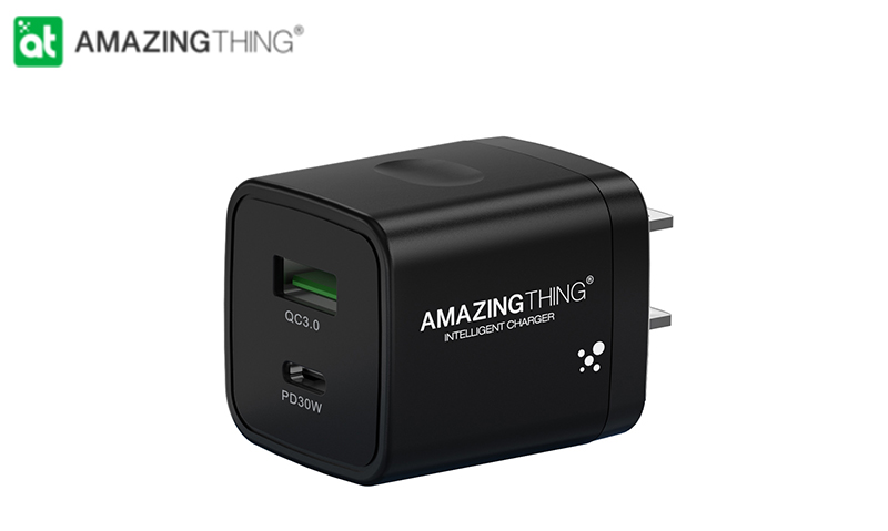 หัวชาร์จอะแดปเตอร์ AMAZINGthing Wall USB Charger 1 USB-A (QC3.0A) / 1 ...