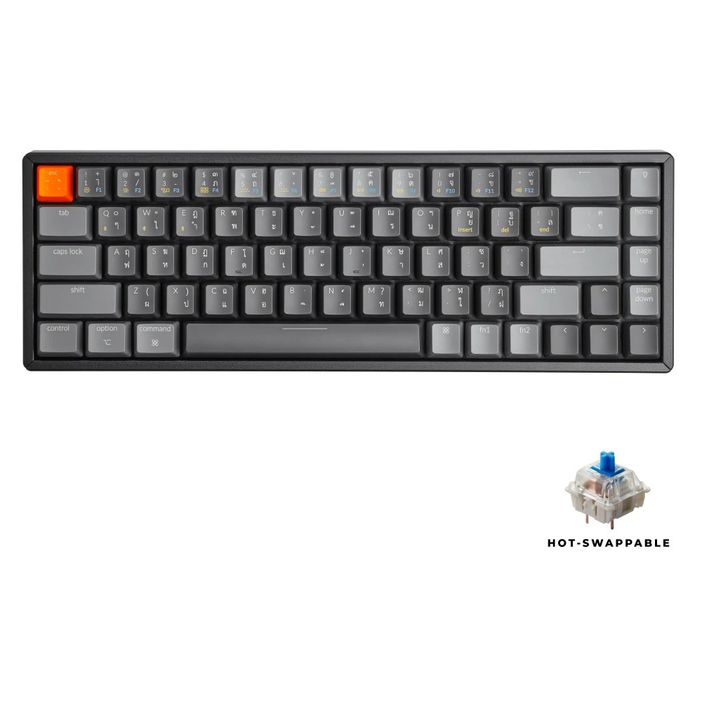 Keychron Gaming Keyboard K6 Wireless Mechanical keychron-gaming-keyboard-k6-wireless-mechanical