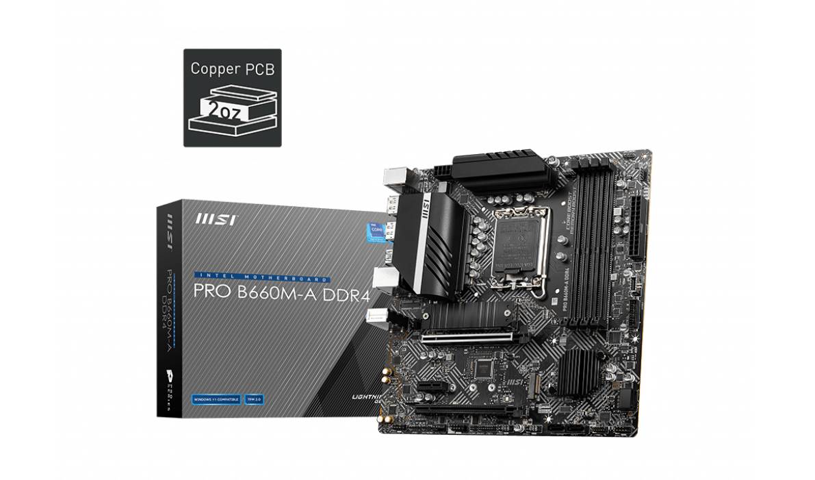 เมนบอร์ด MSI Mainboard PRO B660M-A DDR4 LGA-1700