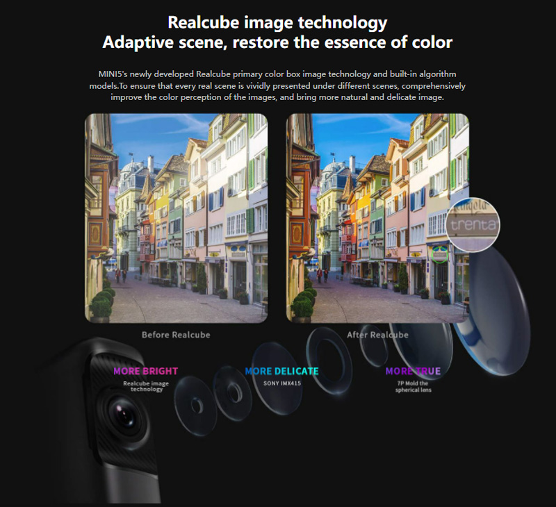 กล้องติดรถยนต์ Xiaomi CarDashCam DDPAI Mini 5 Dash Cam 4K