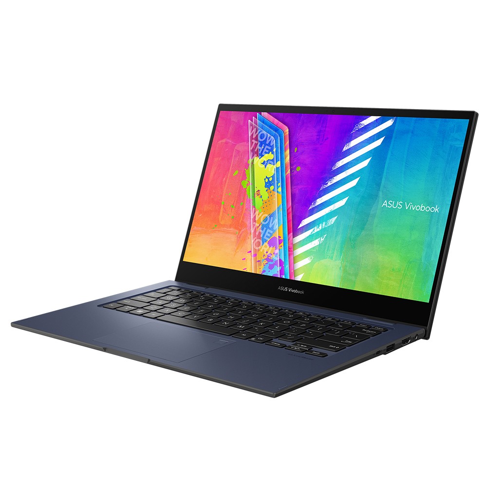 โน๊ตบุ๊คบางเบา Asus Notebook VivoBook GO 14 Flip TP1400KA-ECP11W QUIET BLUE