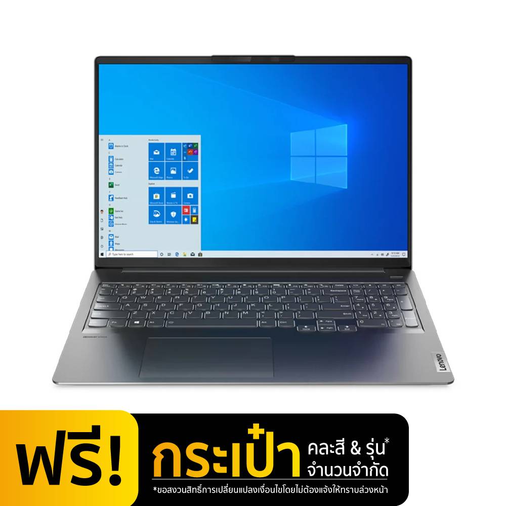โน๊ตบุ๊คบางเบา Lenovo Notebook IdeaPad Slim 5 Pro-c Storm Grey (A)