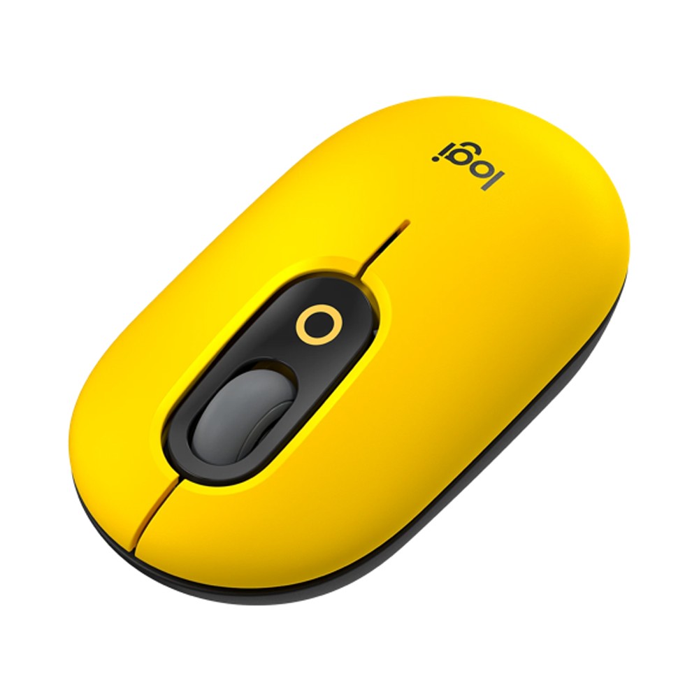 เมาส์ไร้สาย Logitech POP Wireless Mouse with Emoji Blast Yellow