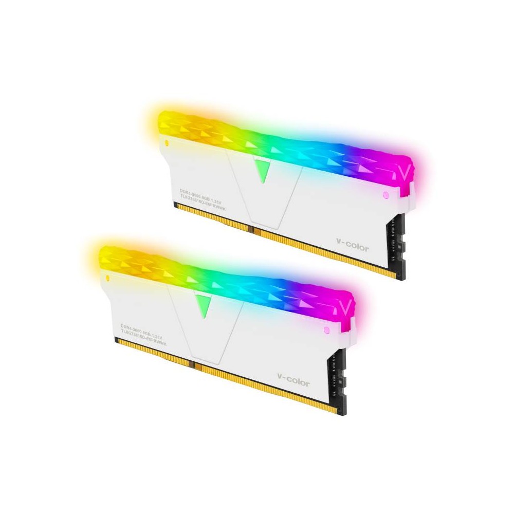 แรมพีซี v-color Ram PC DDR4 16GB/3600MHz CL18 (8GBx2) Prism Pro RGB ...