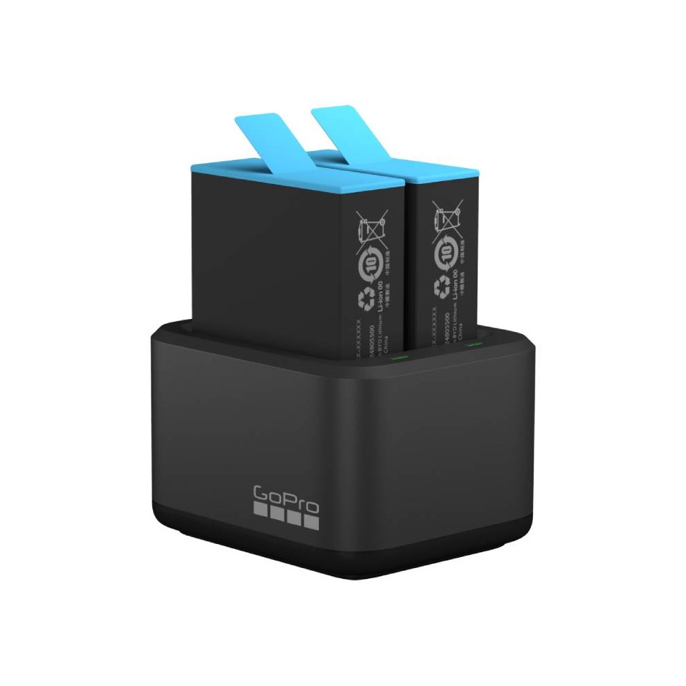 แท่นชาร์จแบตเตอร์รี่ GoPro Dual Battery Charger + Battery Compatible ...