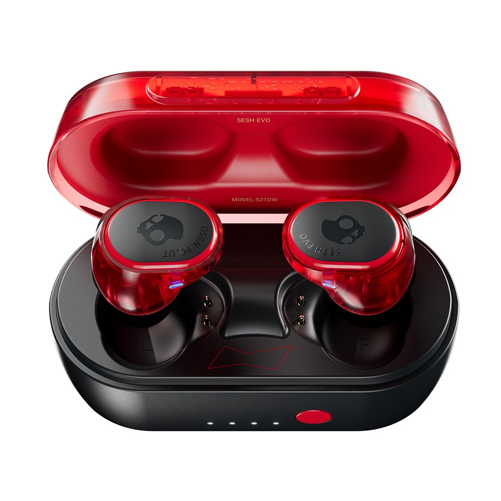 หูฟังไร้สาย Skullcandy Headphone with Mic. Wireless TWS Sesh EVO Black Red
